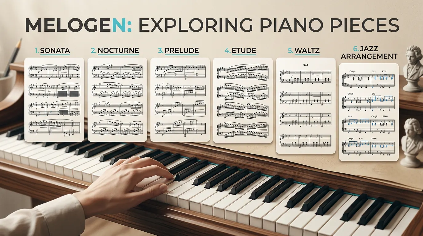 Piano Pieces Types: Forms, Genres, and Uses | Melogenai
